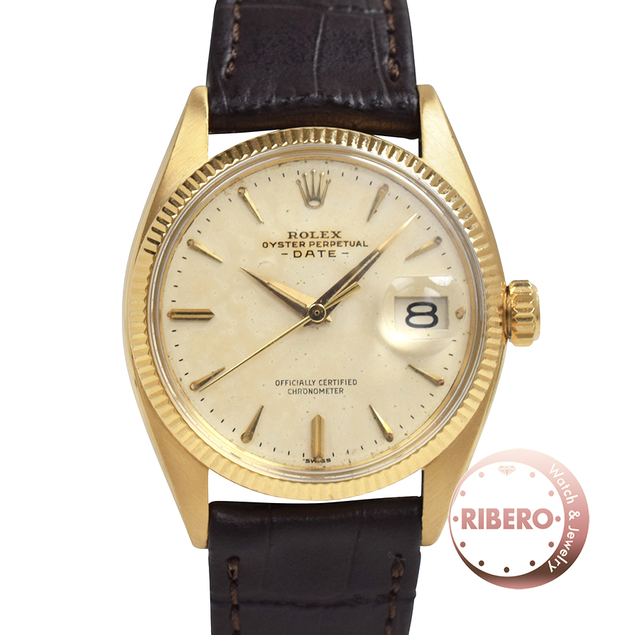 ブランド時計＆ジュエリー 買取販売 リベロ / ROLEX ロレックス パーペチュアルデイト Ref.6537 1958年製 K18YG ...