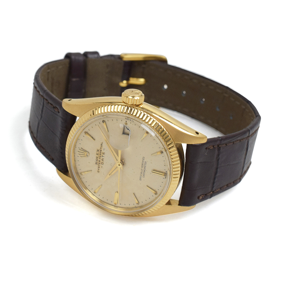 ブランド時計＆ジュエリー 買取販売 リベロ / ROLEX ロレックス パーペチュアルデイト Ref.6537 1958年製 K18YG ...